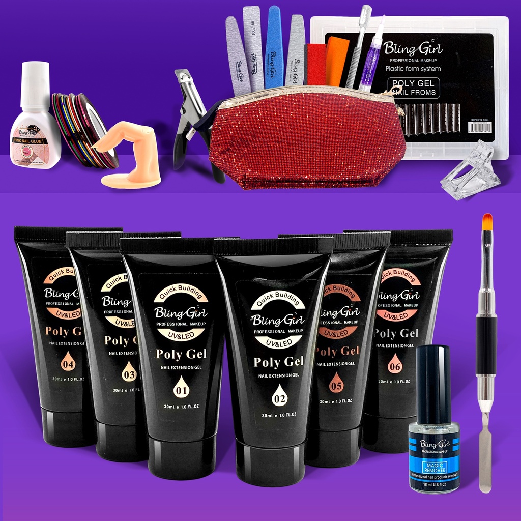 Bling Girl Poly Gel Beginner Set [5074] | BlingGirl